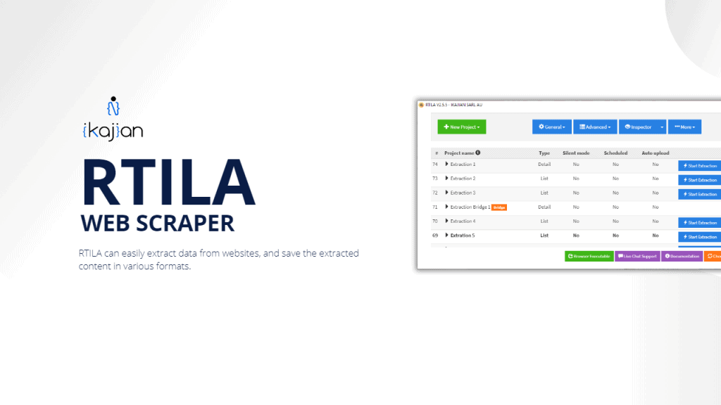 RTILA Web Scraping Sofware - SCRAPER.ES